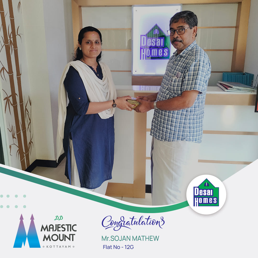 Handing Over Keys - Desai Homes