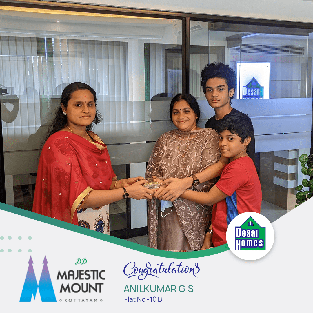 Handing Over Keys - Desai Homes