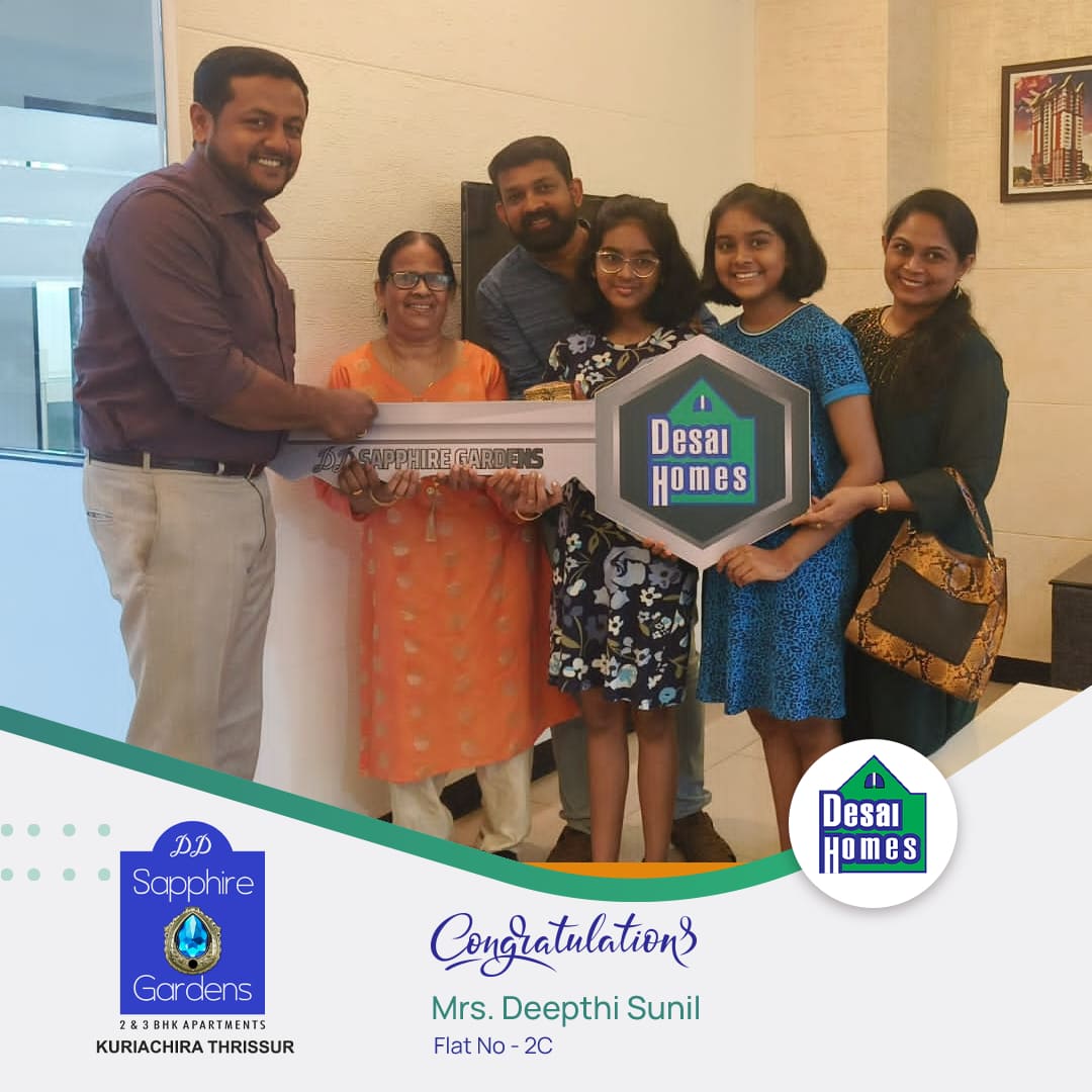 Handing Over Keys - Desai Homes