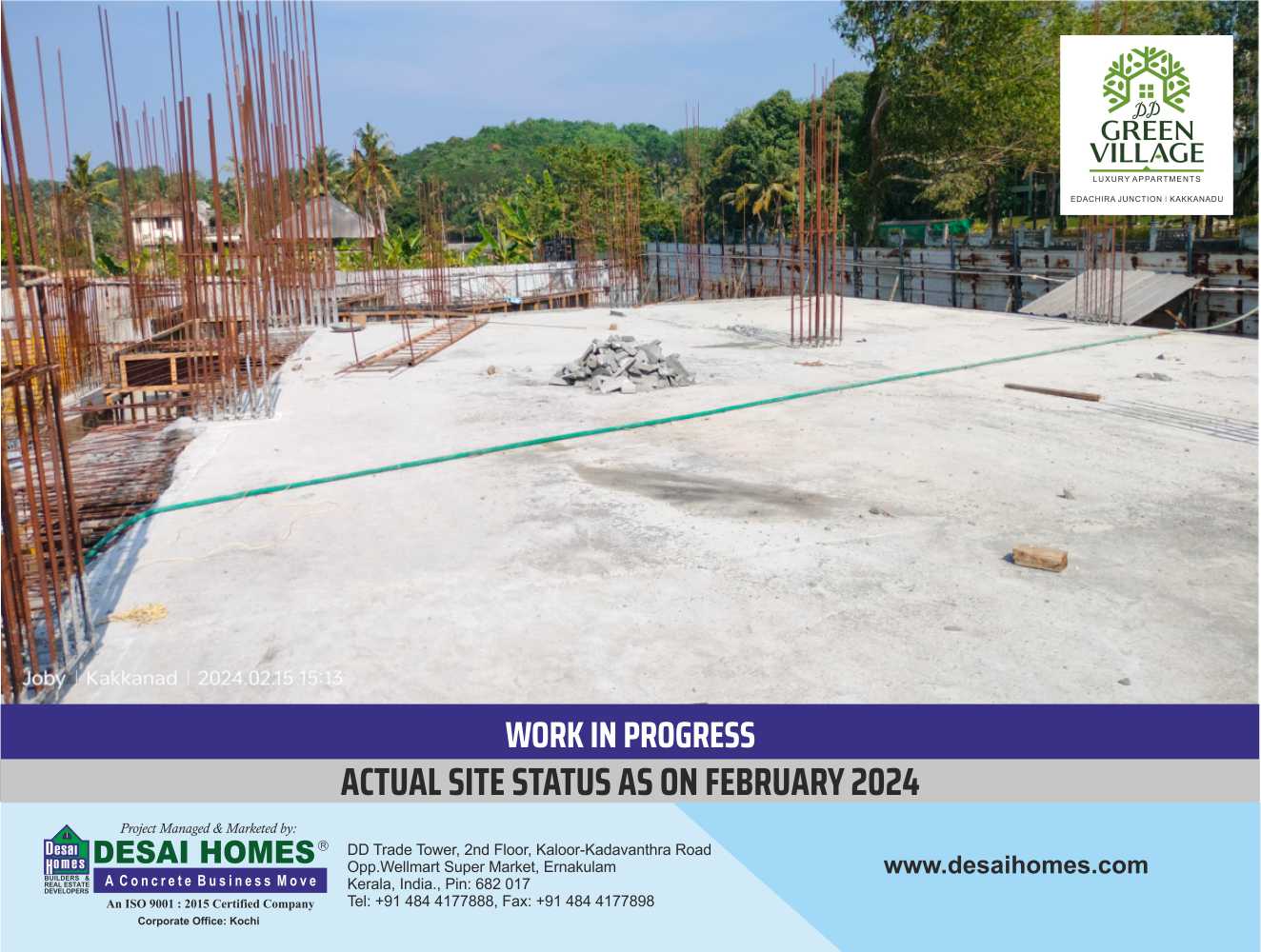 DD Green Village - 2/3 BHK Flats for sale at Kakkanad, Kerala