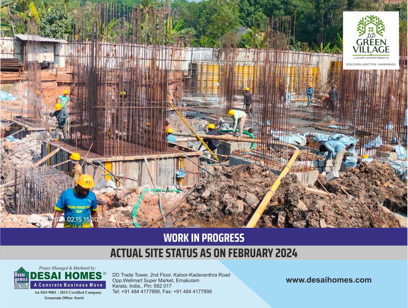 DD Green Village - 2/3 BHK Flats for sale at Kakkanad, Kerala